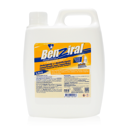 DETERGENTE Y DESINFECTANTE BENZIRAL - Imcolmedica